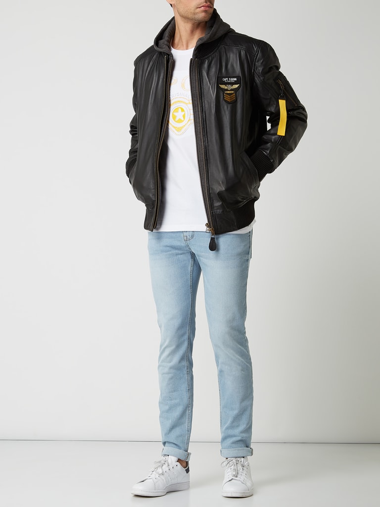 Top Gun T-Shirt mit Logo-Print in 3D-Optik (weiß) online kaufen