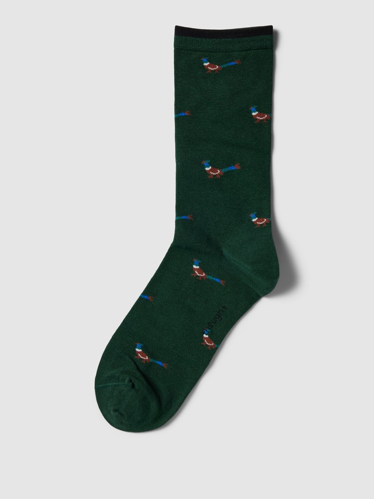 Thought Socken mit Motiv-Details Modell 'jamal GOTS' (dunkelgruen ...