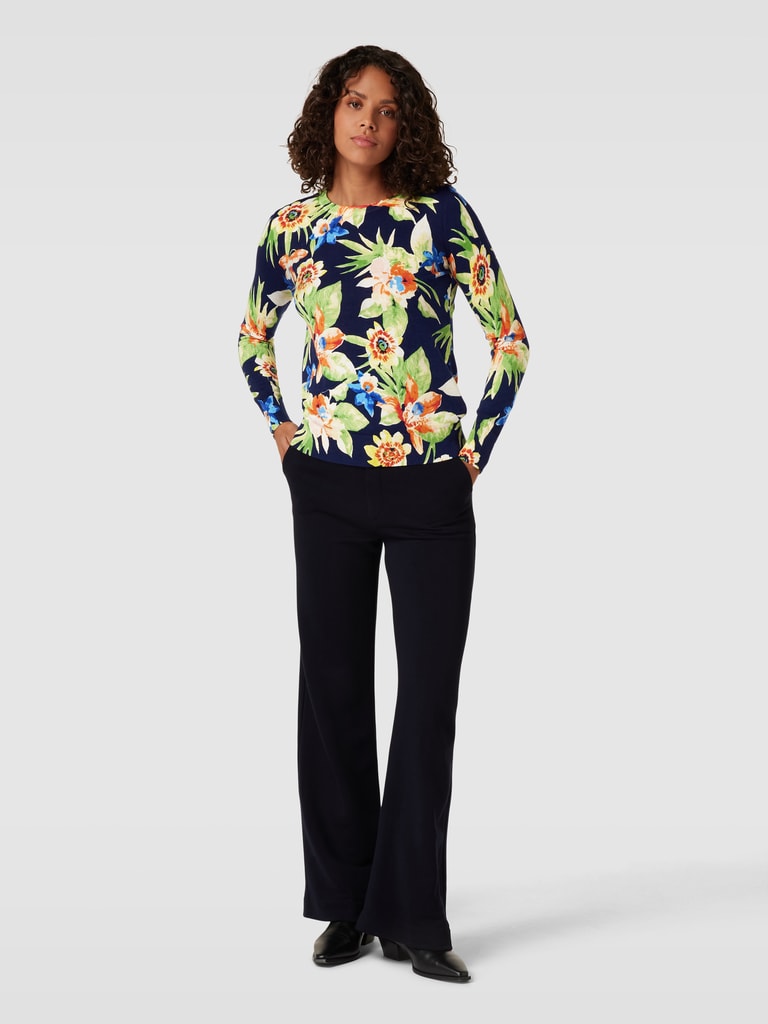 Lauren Ralph Lauren Shirt met lange mouwen en bloemenmotief, model ...