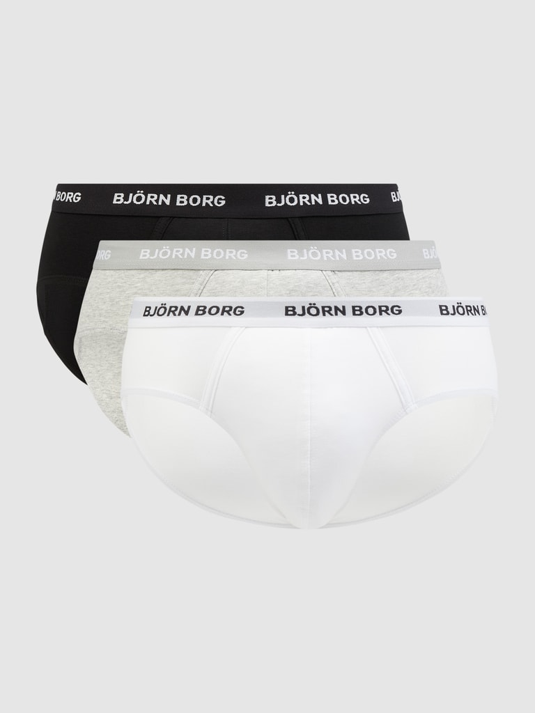 Björn Borg Perfect Fit Slip im 3er-Pack (mittelgrau melange) online kaufen