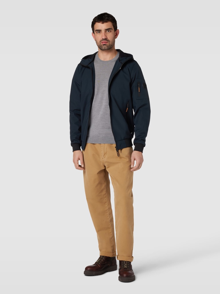 CARS JEANS Jack met capuchon, model 'Farris' in marineblauw online ...