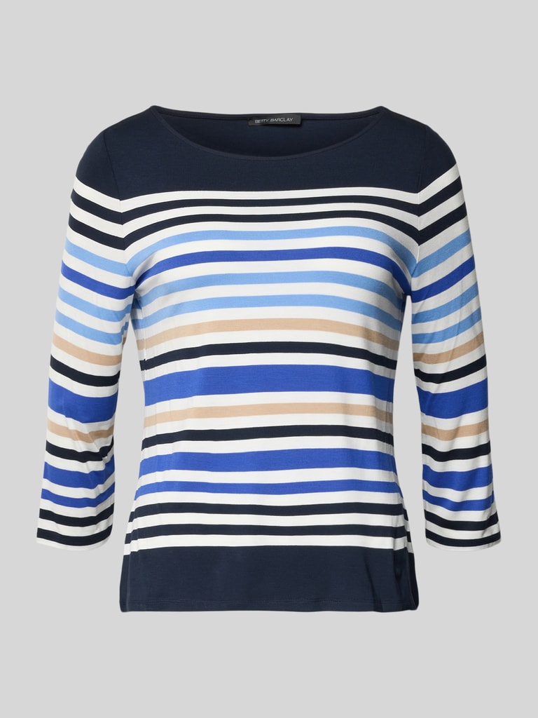 Betty Barclay Longsleeve aus Viskose-Elasthan-Mix mit 3/4-Arm (marine ...