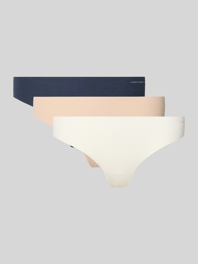 TOMMY HILFIGER Strings im 3er-Pack aus Baumwoll-Mix (beige) online kaufen