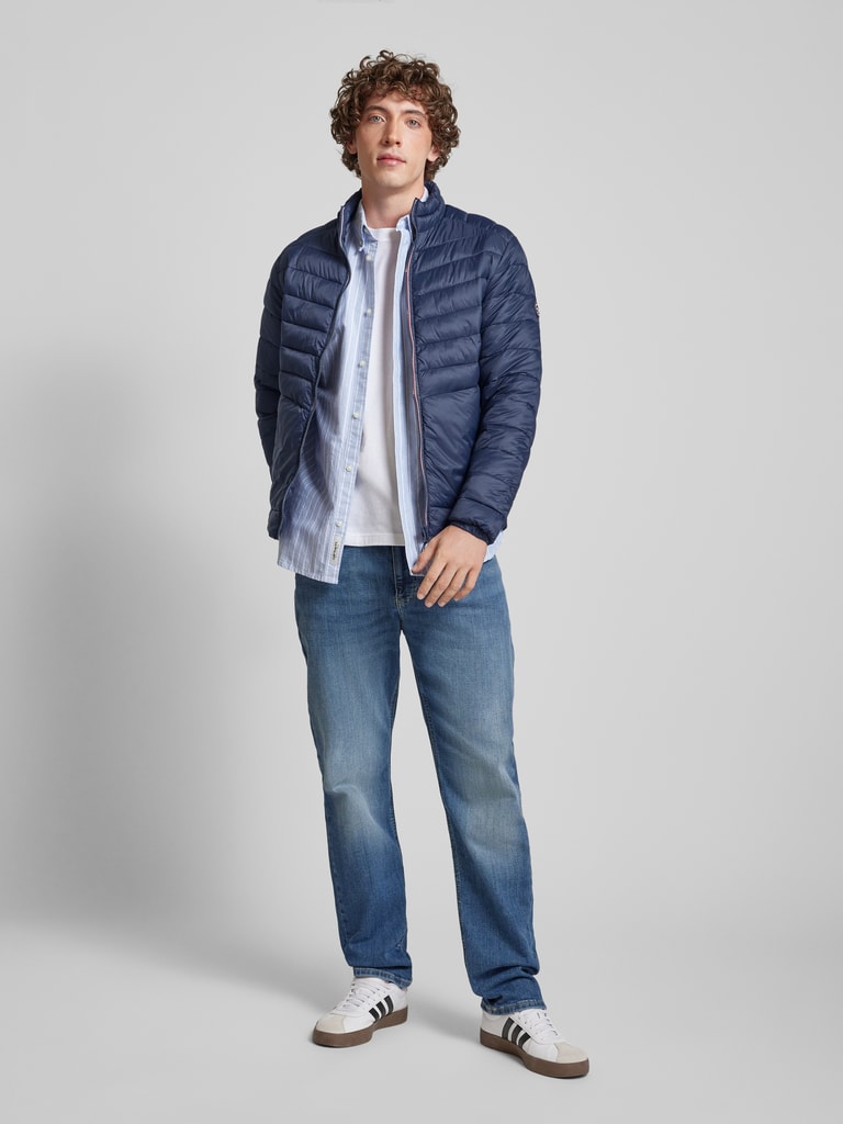 Jack & Jones Steppjacke mit Stehkragen Modell 'SPRINT' (marine) online kaufen