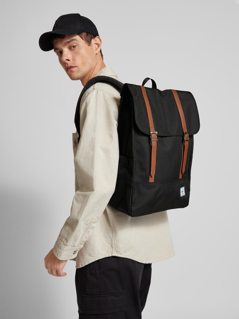 Herschel Rucksack mit Label-Patch Modell 'Survey' (black) online kaufen