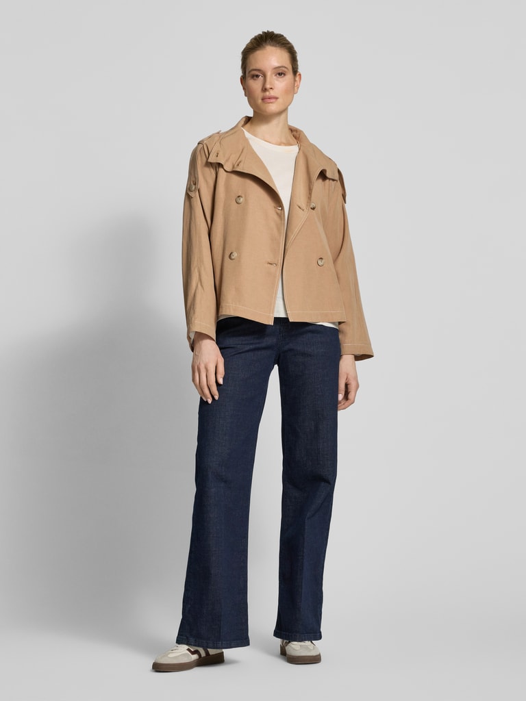 HUGO Jacke aus Lyocell-Leinen-Mix Modell 'Aclara' (sand) online kaufen