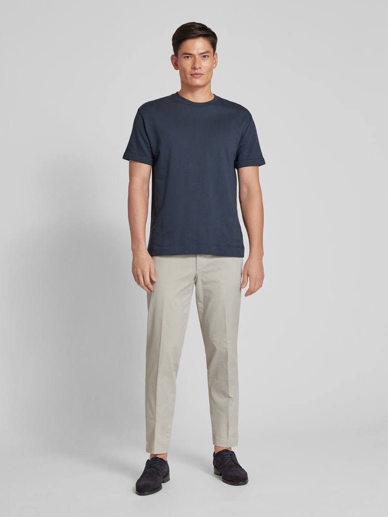 Hiltl Slim Fit Hose mit Bügelfalten Modell 'Teaker' (hellgrau) online ...