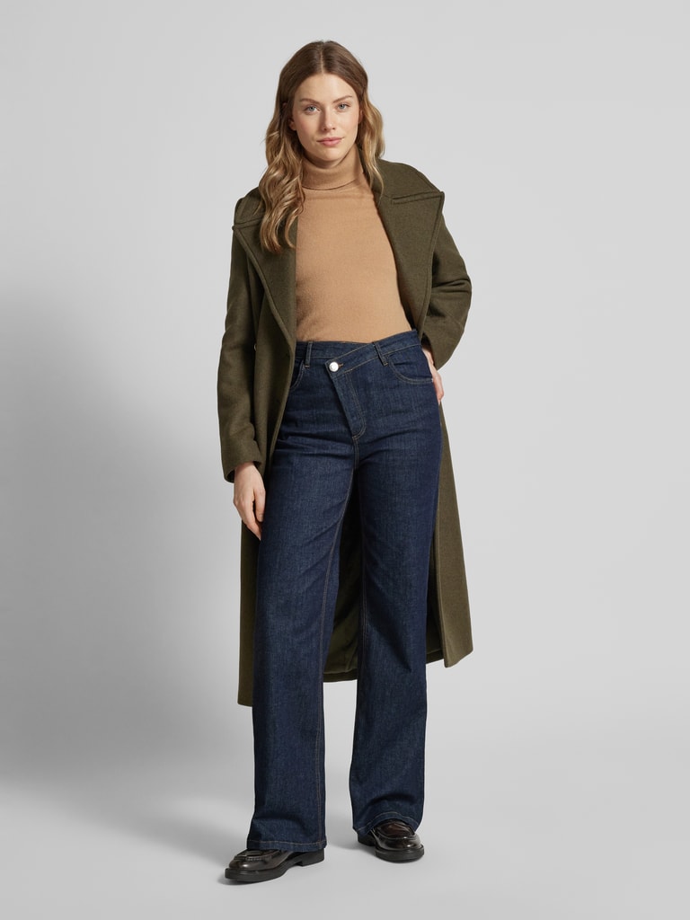 OPUS Wide leg jeans in 5-pocketmodel, model 'Marli' in donkerblauw ...