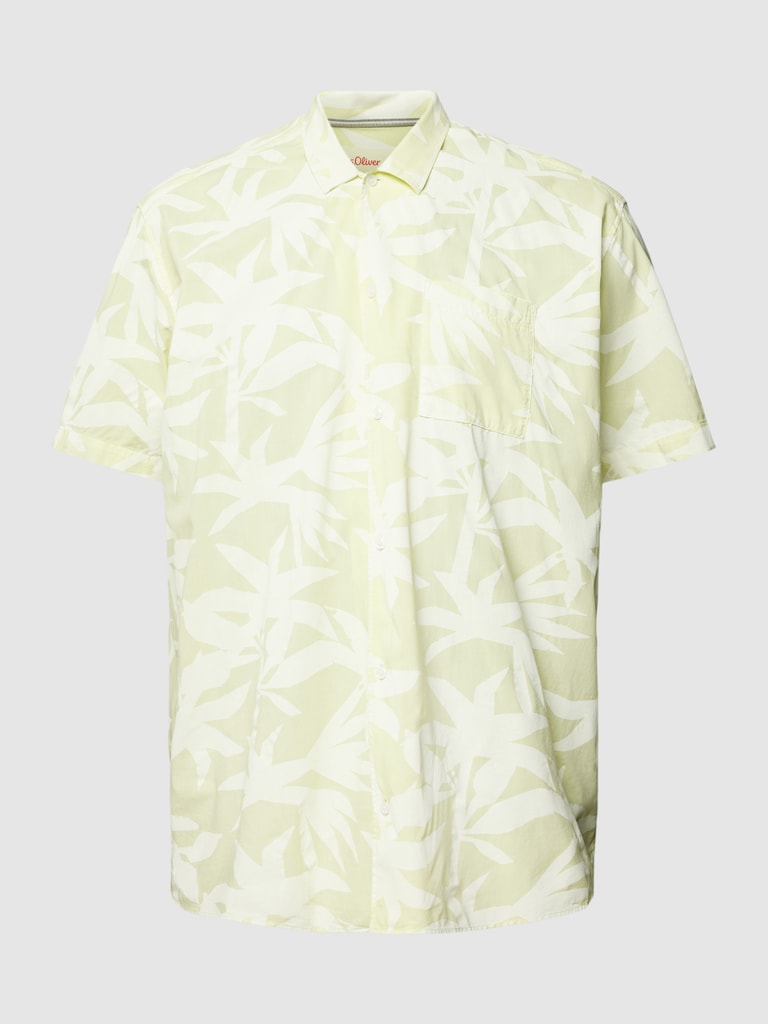 S.Oliver Plus PLUS SIZE vrijetijdsoverhemd met all-over motief, model ...