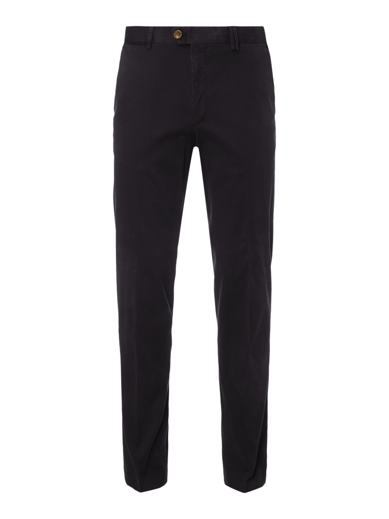 Hiltl Contemporary Fit Chino mit Stretch-Anteil (black) online kaufen