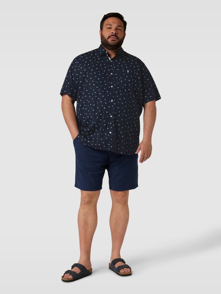 S.Oliver Plus PLUS SIZE vrijetijdsoverhemd met all-over motief in ...