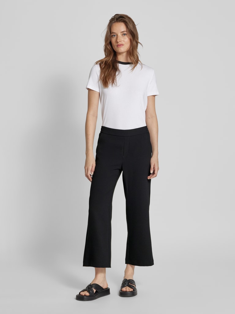 MAC Cropped Hose in unifarbenem Design Modell 'CHIARA CROPPED' (black ...