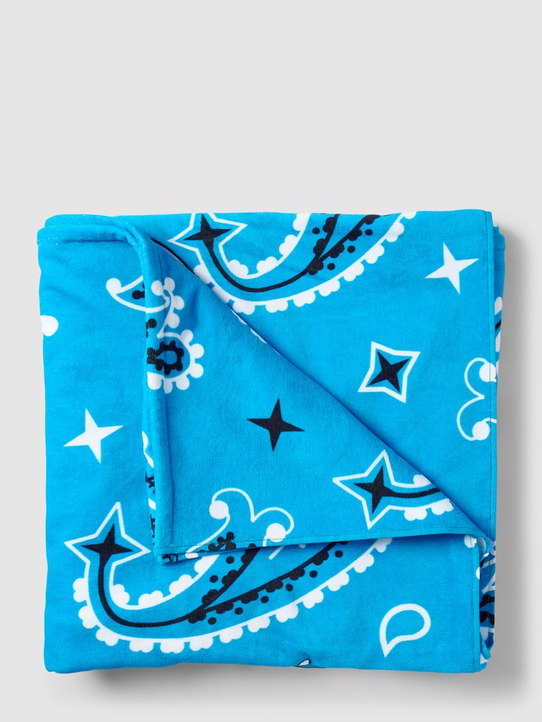 MC2 Saint Barth Handtuch mit Label-Print (tuerkis) online kaufen