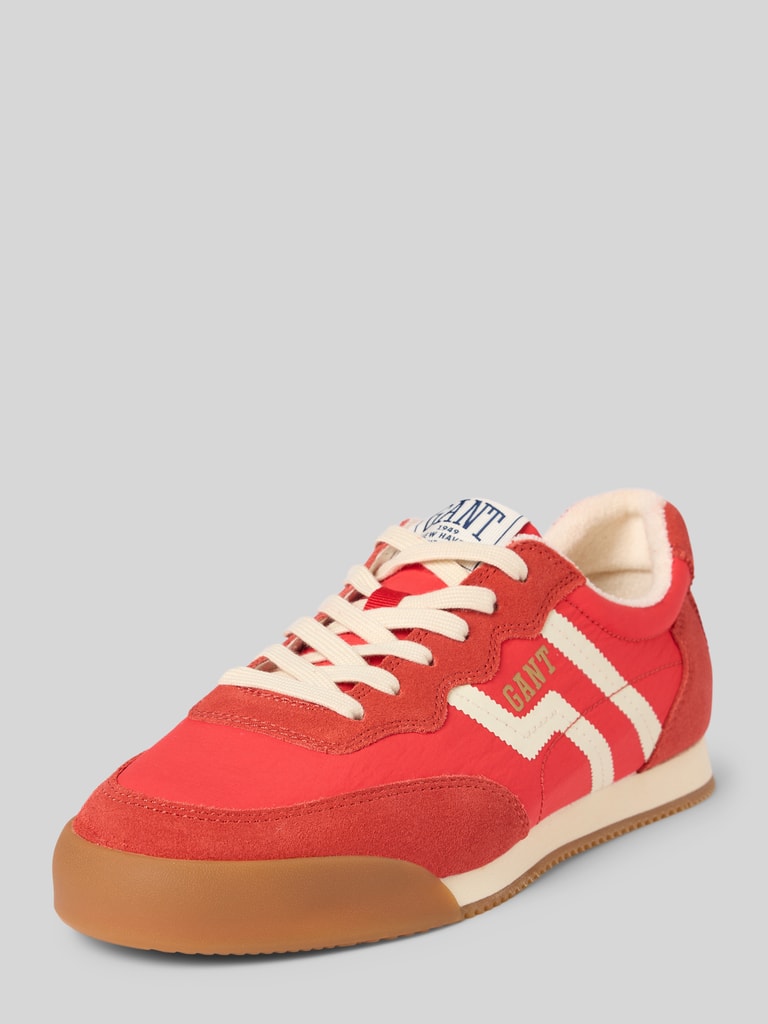 Gant Sneaker mit Label-Print Modell 'BAYLANA' (rot) online kaufen
