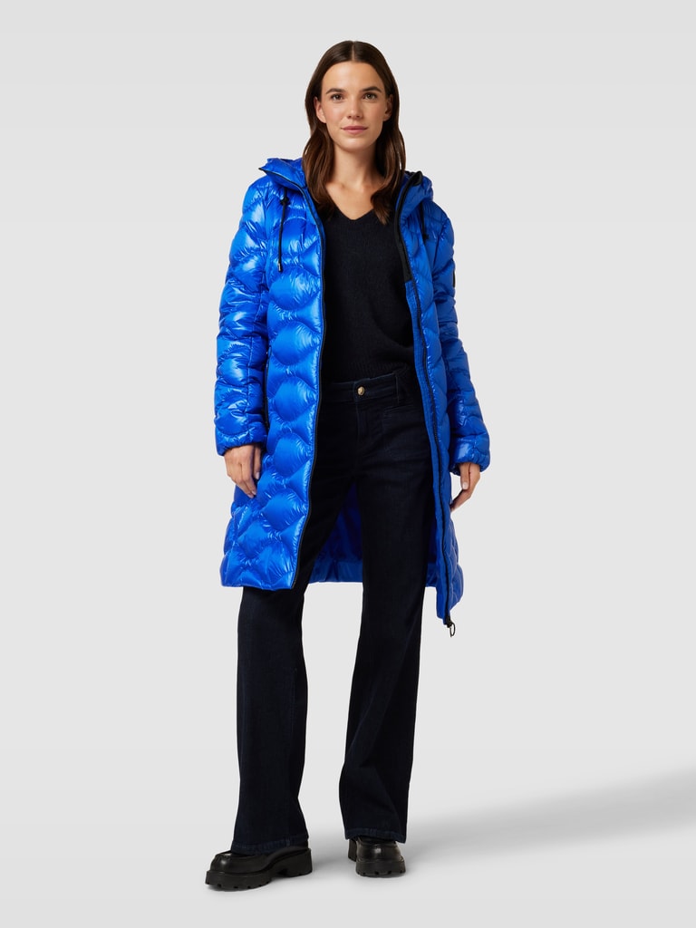 Marc Cain Daunenmantel mit Daunen-Feder-Füllung (royal) online kaufen