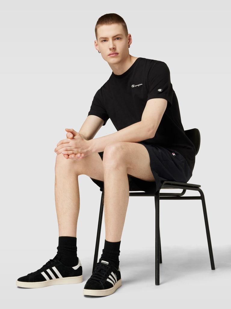 CHAMPION Bermudas mit Label-Detail (black) online kaufen