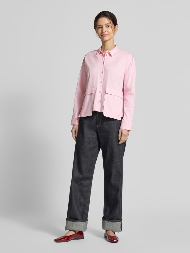 Smith and Soul Regular Fit Bluse mit Pattentaschen (hellrosa) online kaufen