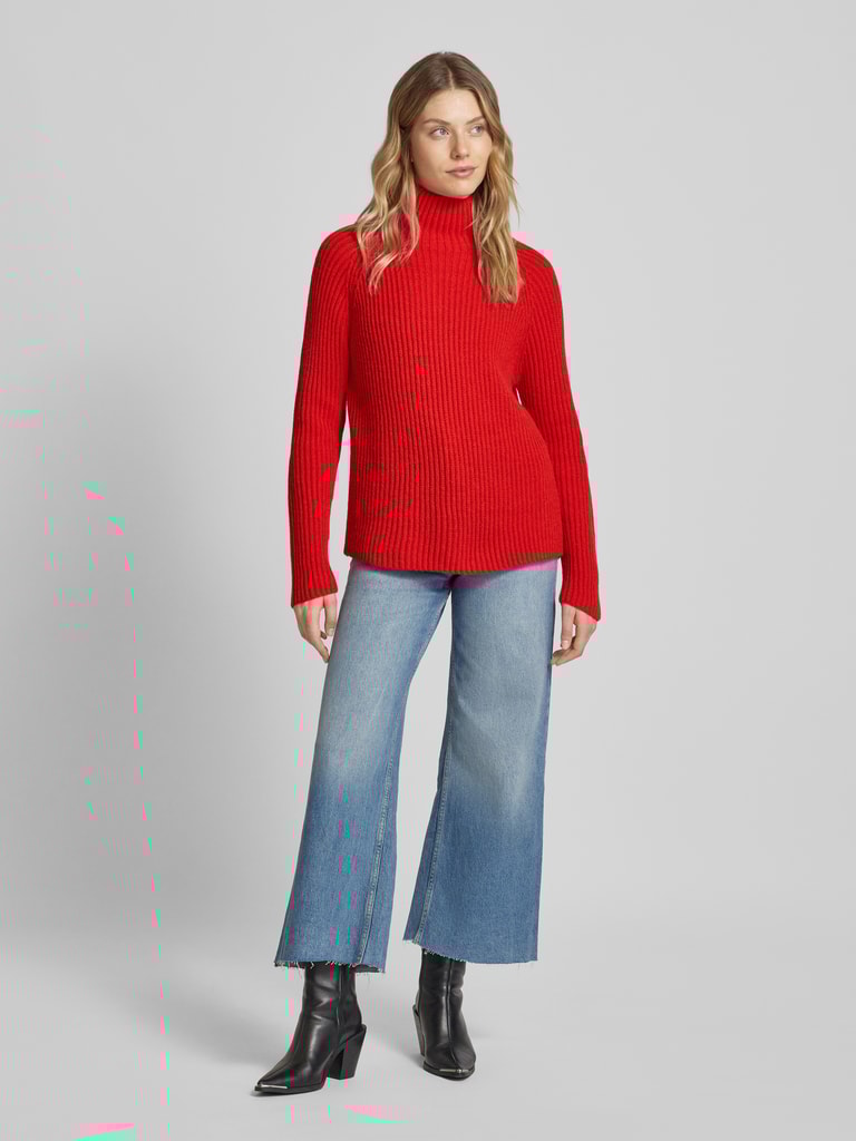 Drykorn Strickpullover mit Stehkragen Modell 'ARWEN' (rot) online kaufen