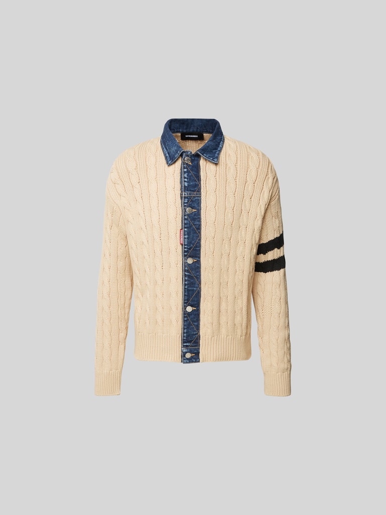 Dsquared2 Cardigan in Strick-Optik (offwhite) online kaufen
