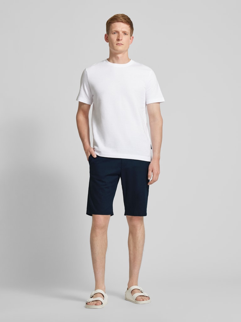 Tom Tailor Shorts mit Strukturmuster (marine) online kaufen