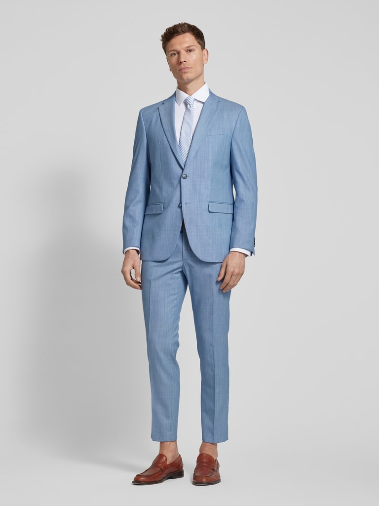Pierre Cardin Straight fit stoffen broek van scheerwolmix, model 'Ray ...