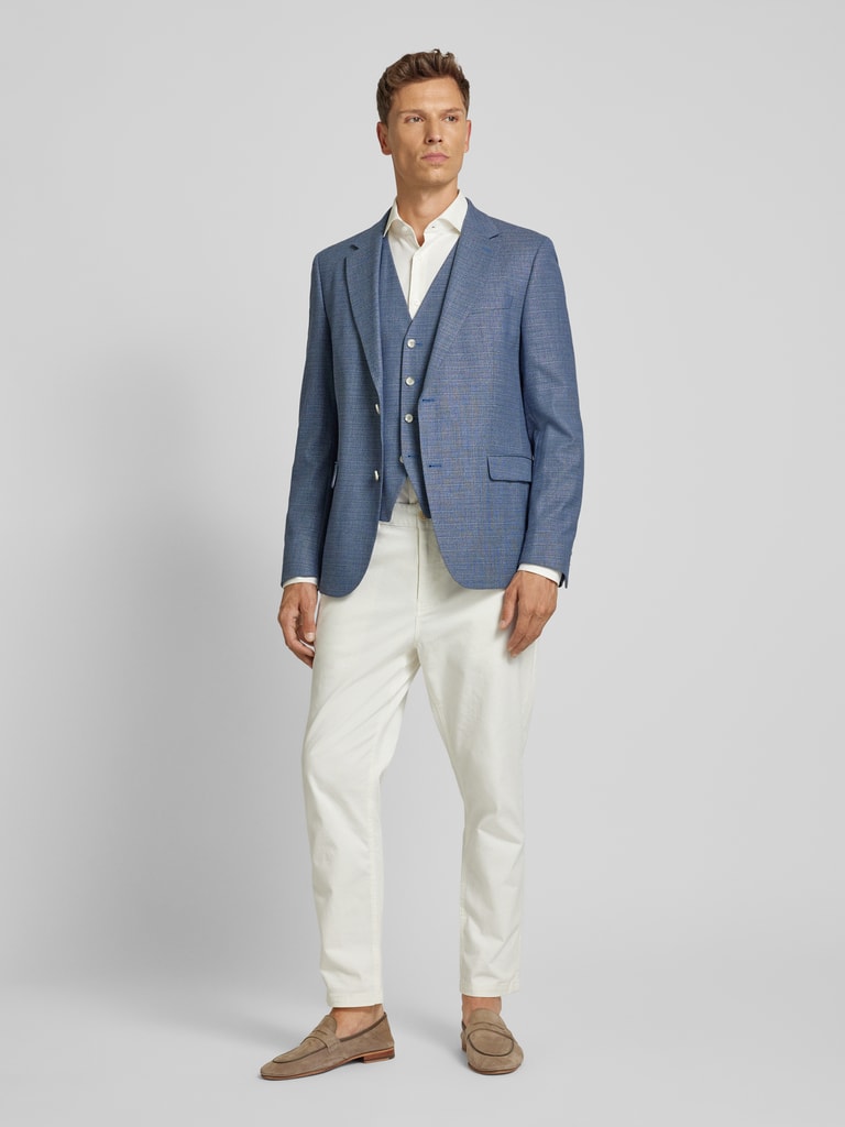 Strellson Weste mit Leistentaschen Modell 'Gyl2' (blau) online kaufen