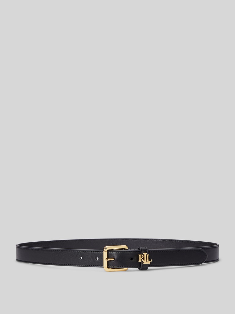 Kup online Lauren Ralph Lauren Pasek z naturalnej skóry z detalem z ...