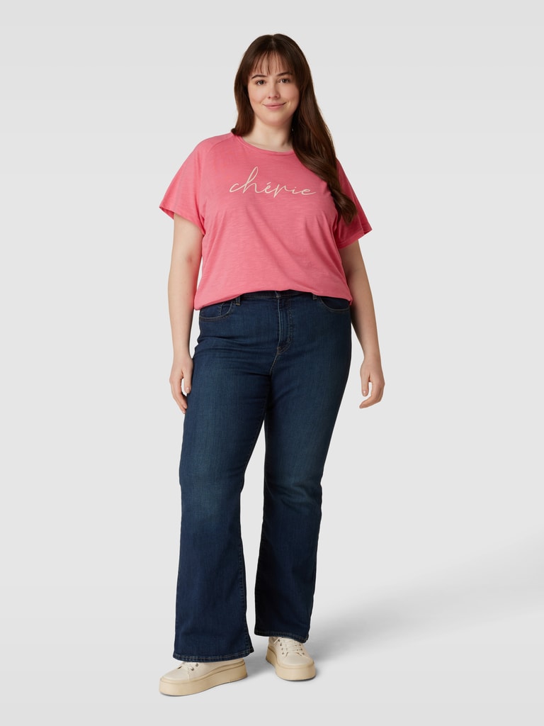Kup online Fransa Plus T-shirt PLUS SIZE z okrągłym dekoltem model ...