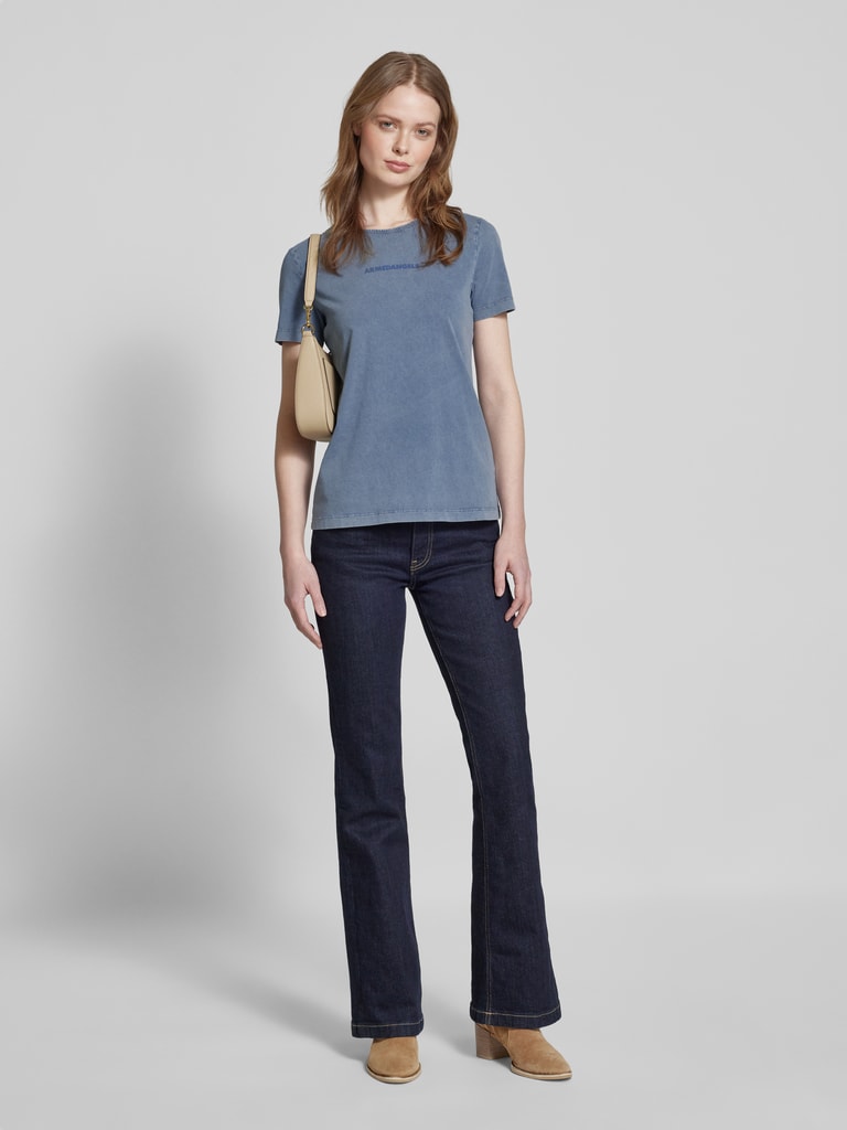 Armedangels T-Shirt mit Label-Print Modell 'EBAANORA' (lavender) online ...