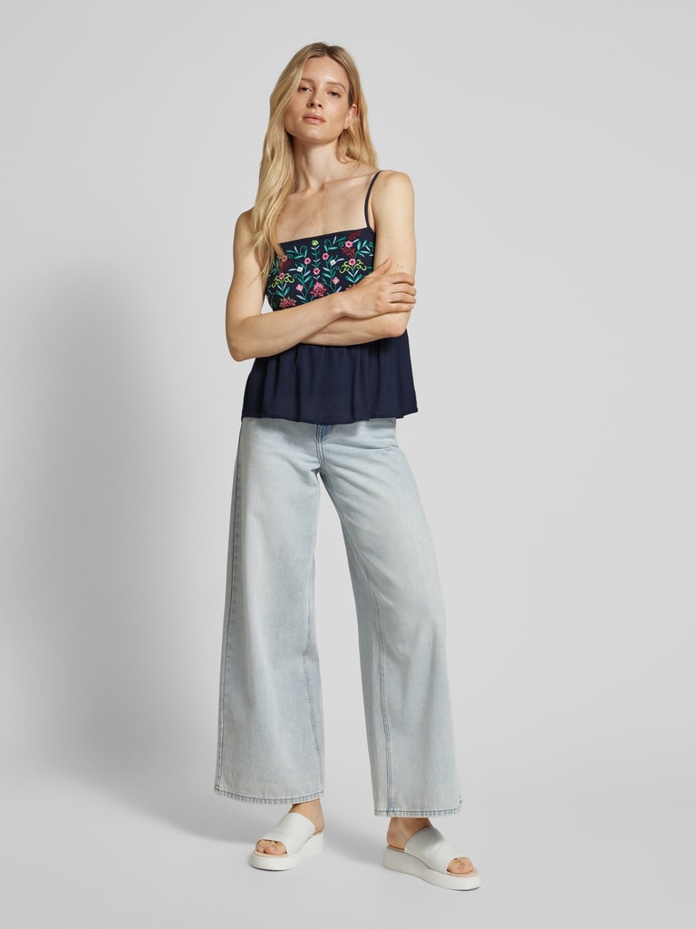 YAS Trägertop im Stufen-Look Modell 'CHELLA' (marine) online kaufen