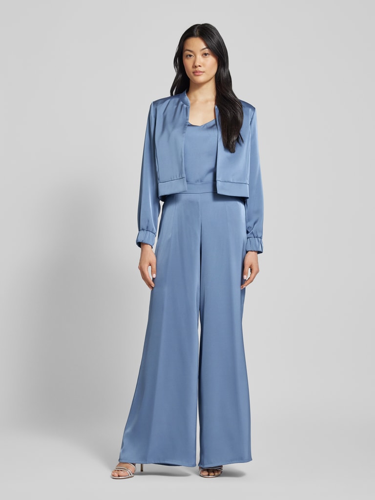 V by Vera Mont Wide Leg Hose mit elastischem Bund (hellblau) online kaufen