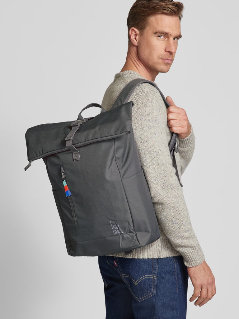 Gotbag Rucksack mit Label-Print (anthrazit) online kaufen