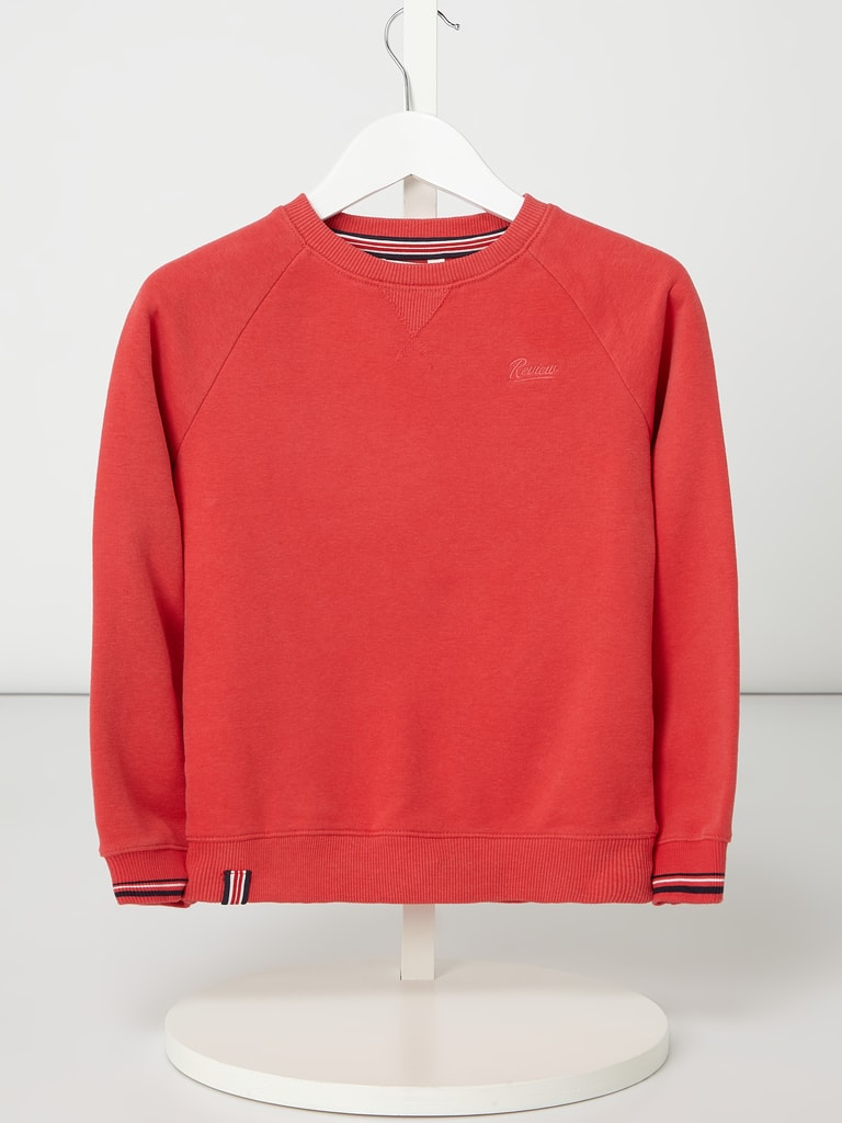 Review for Kids Sweatshirt mit Logo-Stickerei (rot) online kaufen