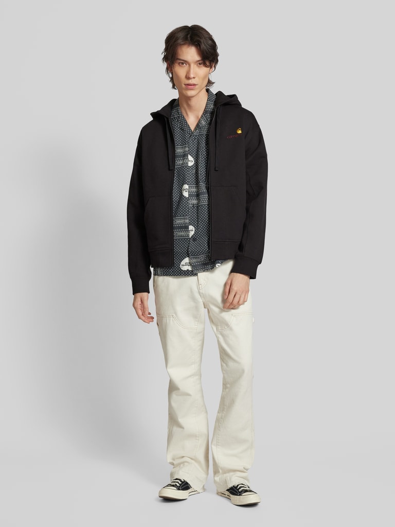 Kup online Carhartt Work In Progress Bluza rozpinana z wyhaftowanym ...