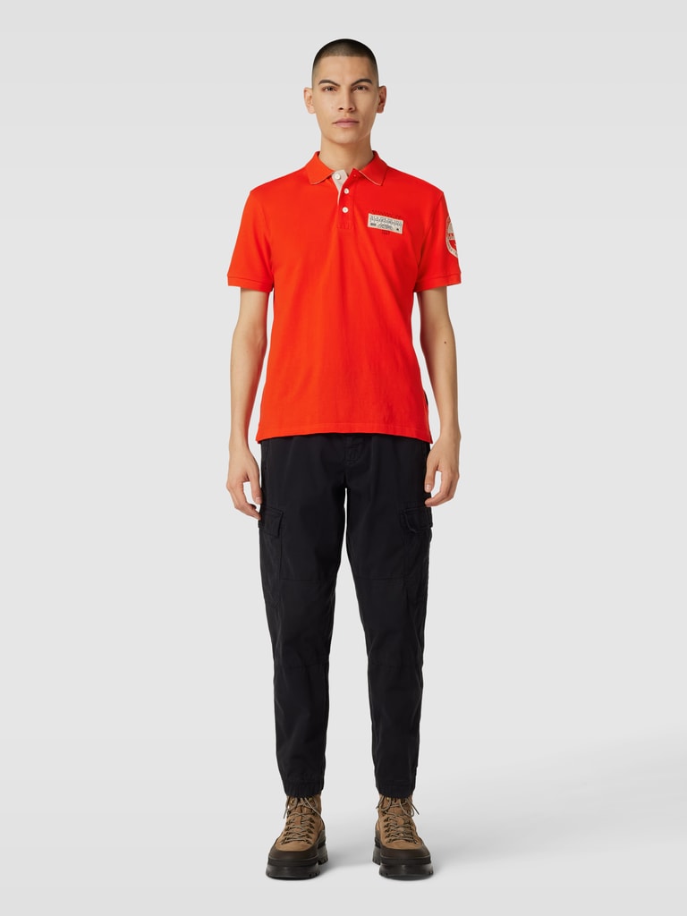 Kup online Napapijri Koszulka polo z detalami z logo model ‘AMUNDSEN ...