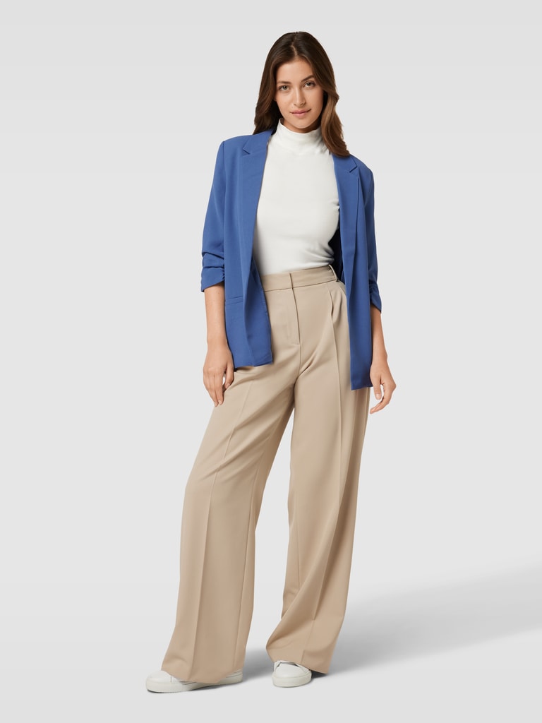 Soaked in Luxury Blazer mit offener Vorderseite Modell 'Shirley' (bleu ...