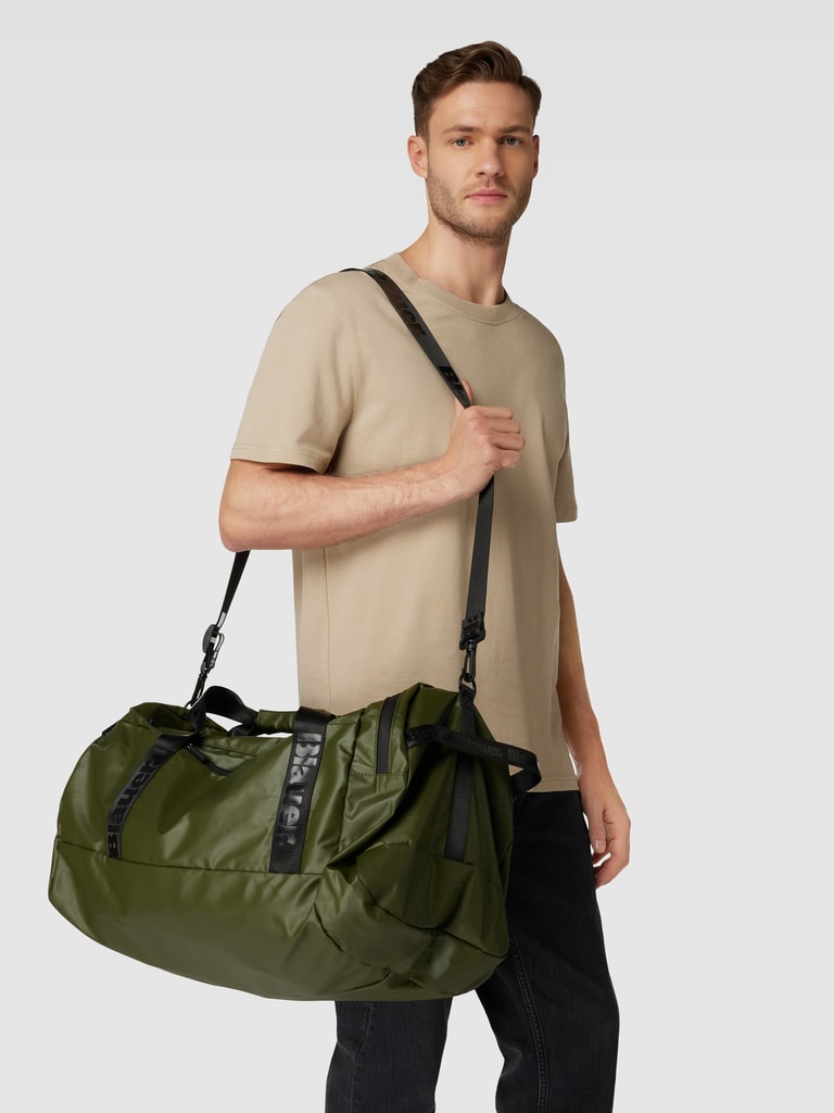 Blauer USA Duffle Bag mit Label-Details Modell 'SPLASH' (oliv) online ...