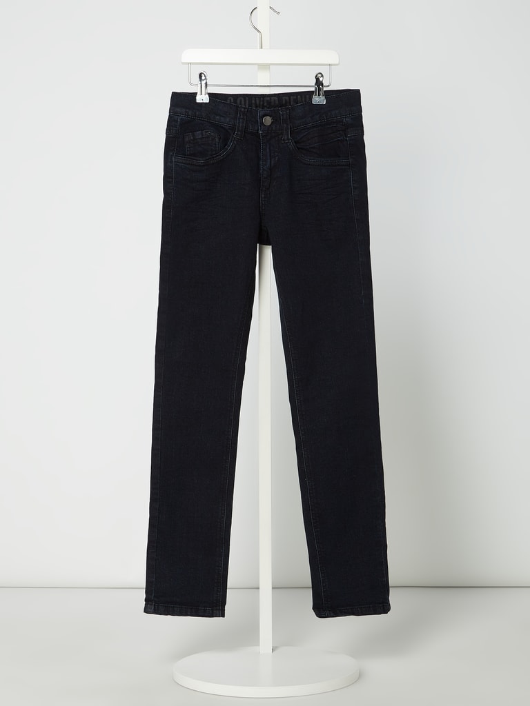 s.Oliver RED LABEL Rinsed Washed Skinny Fit Jeans (jeansblau) online kaufen