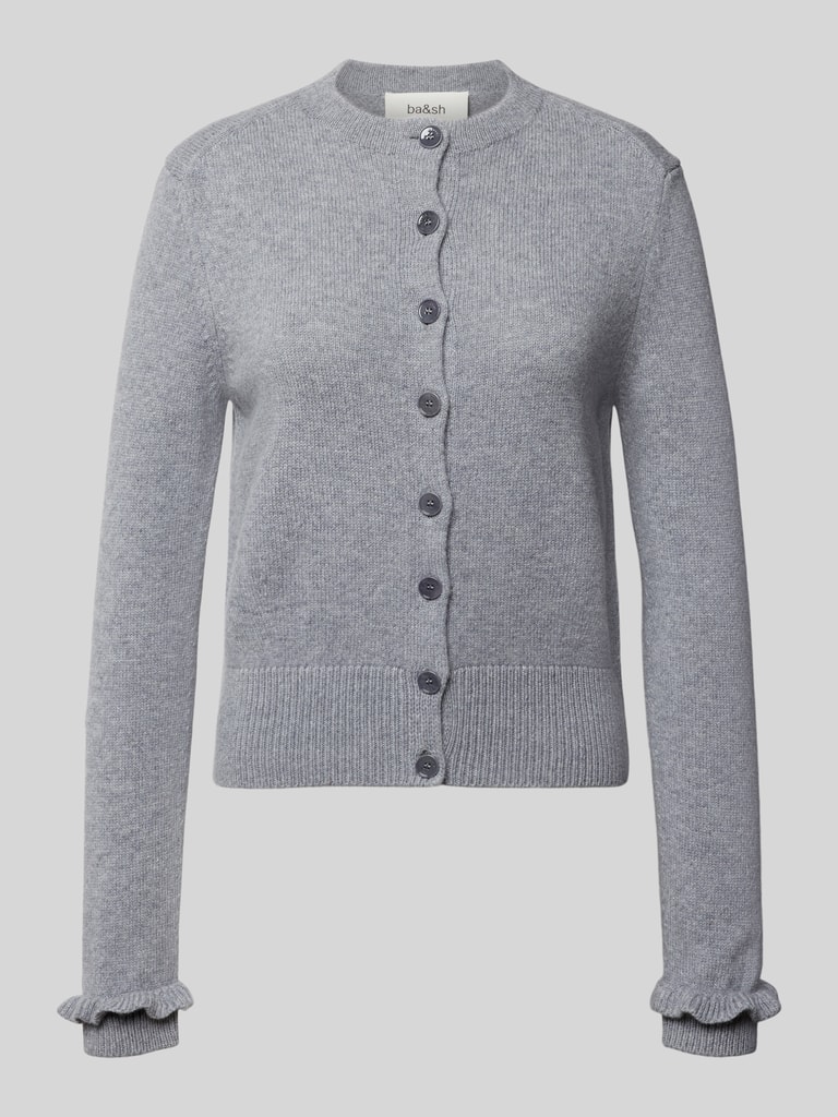 Bash Cardigan aus Lanawolle Modell 'KARANTE' (hellgrau) online kaufen