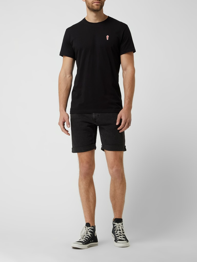 Rvlt/Revolution Regular Fit Jeansshorts mit Stretch-Anteil (dunkelgrau ...