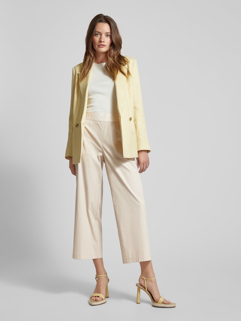 Cambio Wide Leg Stoffhose mit Label-Bund Modell 'CAMERON UTILITY ...