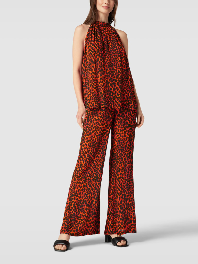 Risy & Jerfs Blusentop mit Animal-Print Modell 'Palma' (orange) online ...