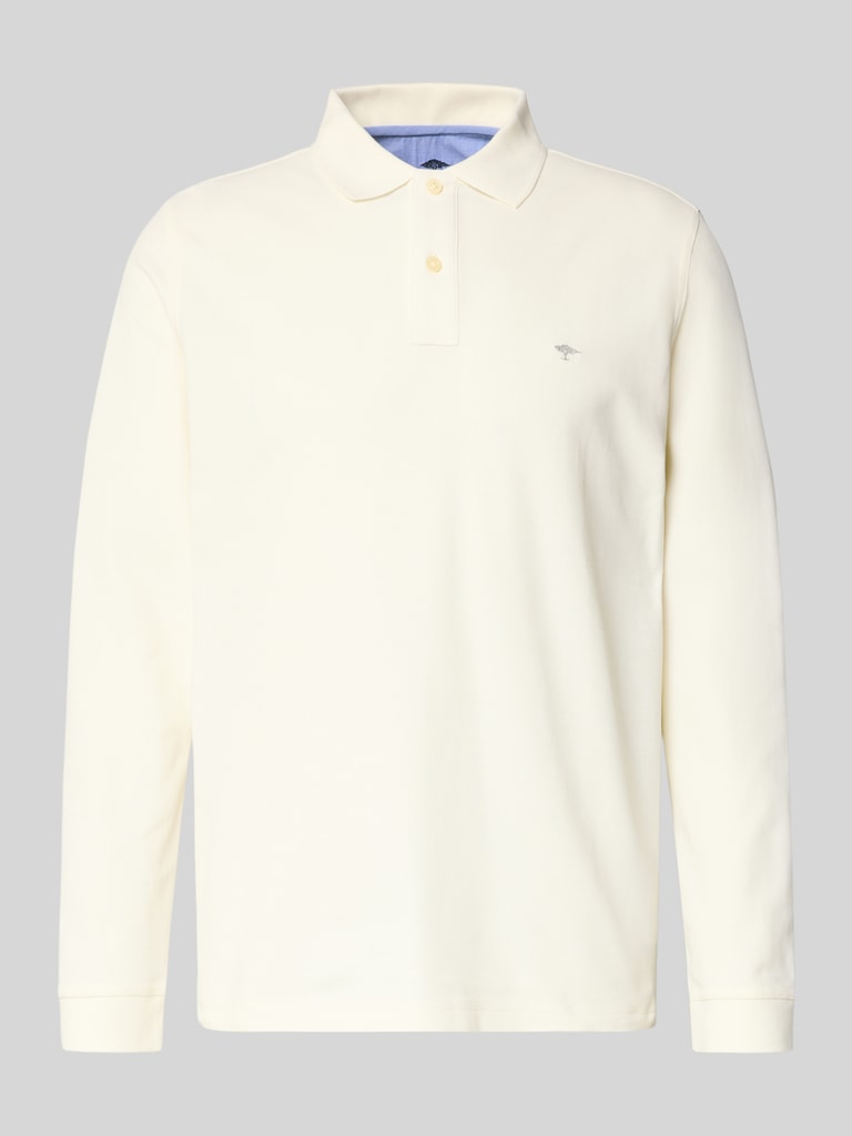 Fynch-Hatton Poloshirt mit Label-Stitching (offwhite) online kaufen