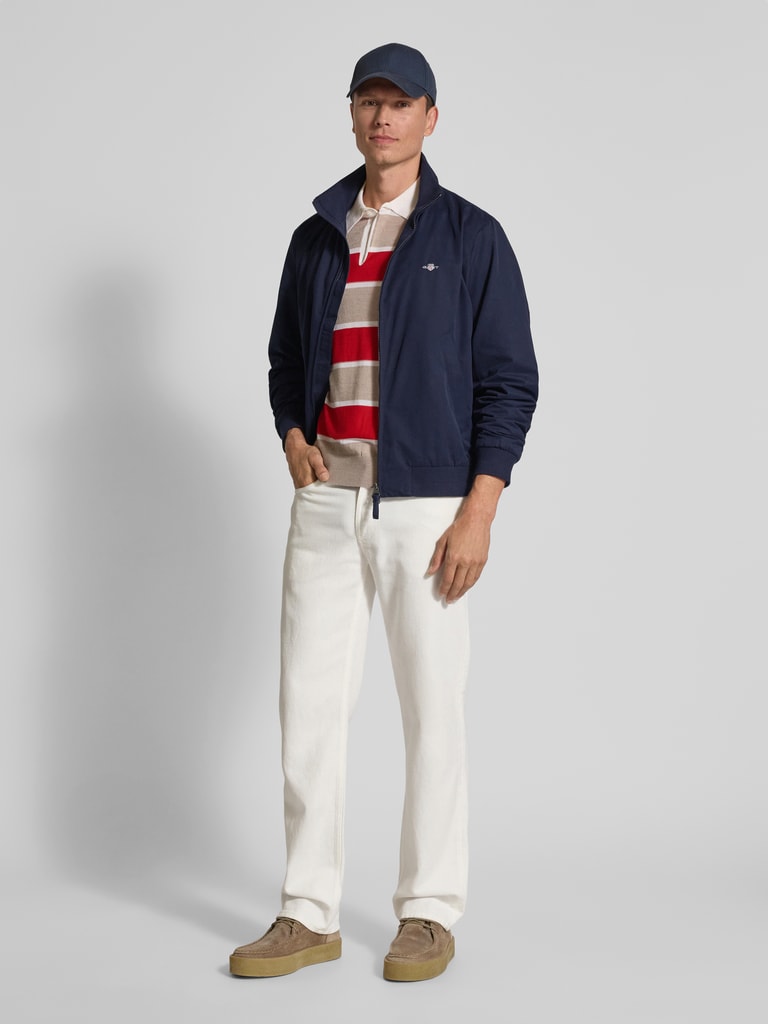Gant Jacke mit Label-Stitching Modell 'LIGHTWEIGHT HAMPSHIRE' (marine ...