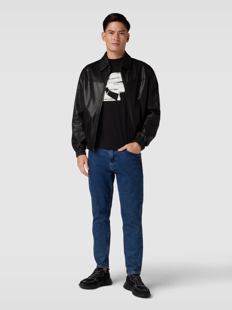 Karl Lagerfeld T-Shirt mit Label-Print (black) online kaufen