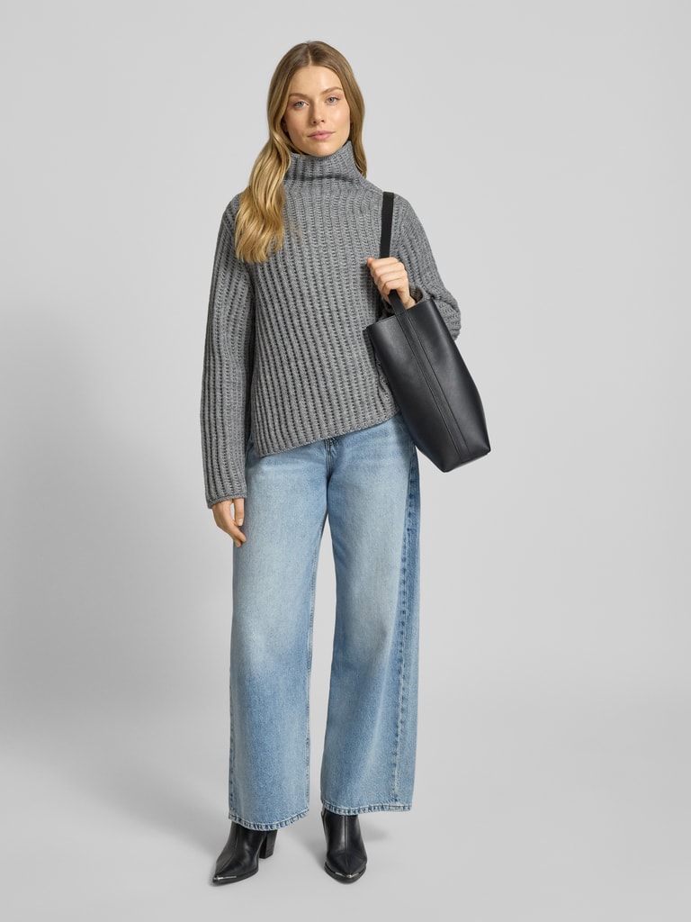 Drykorn Gebreide pullover met opstaande kraag, model 'VARISA' in ...