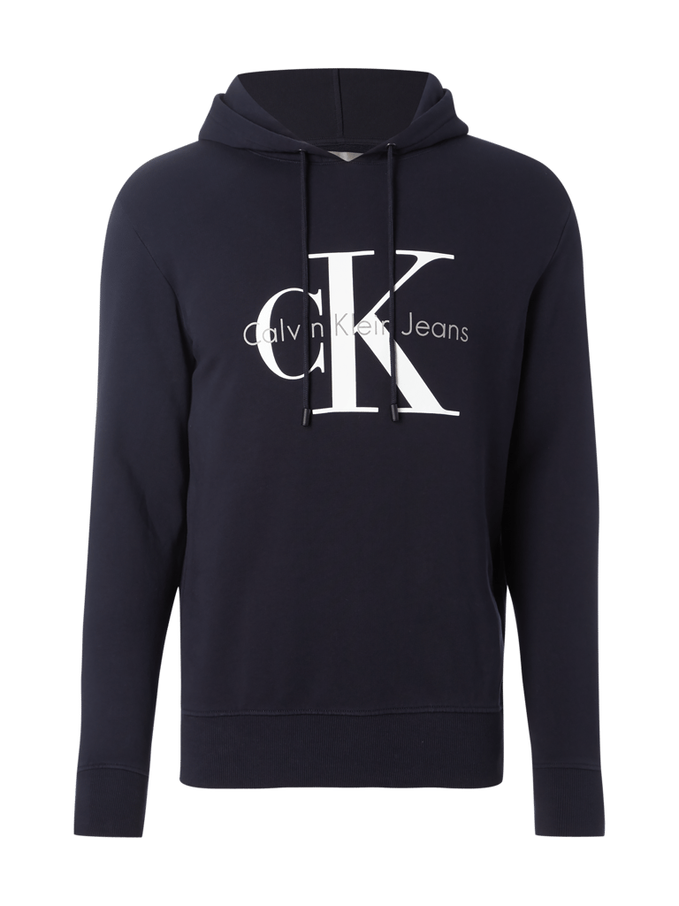 Calvin Klein Jeans Hoodie mit Logo-Print (dunkelblau) online kaufen