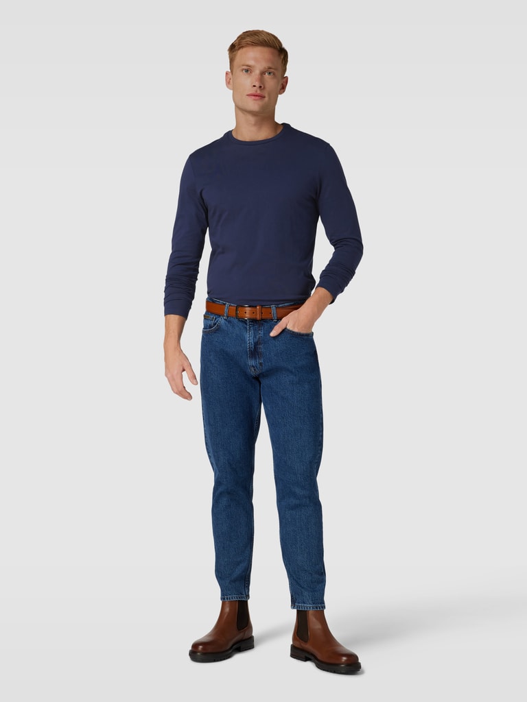 Christian Berg Men Longsleeve mit Rundhalsausschnitt (marine) online kaufen