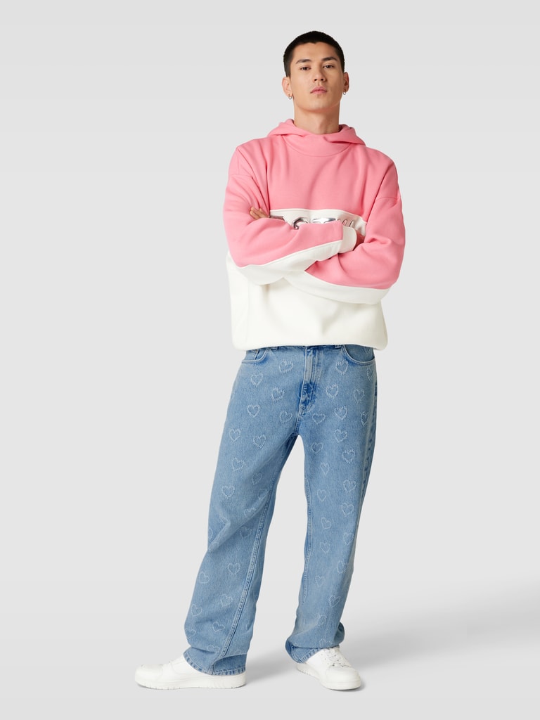 Review X MATW MATW X REVIEW - Relaxed Fit Jeans mit Allover-Muster ...