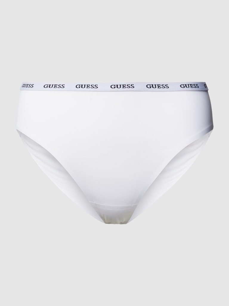 Guess Slip mit elastischem Logo-Bund Modell 'DARCEY BRIEF' (weiss ...